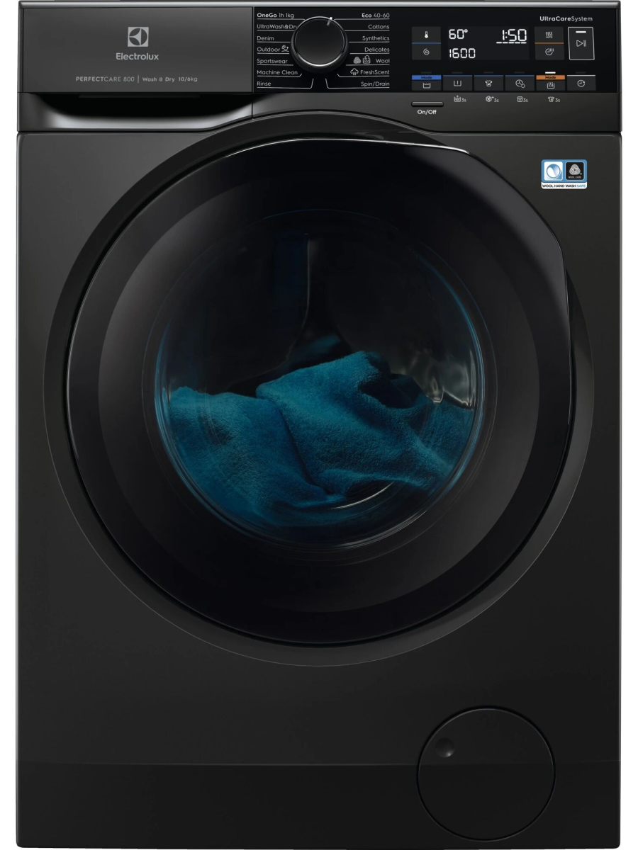 Стиральная машина Electrolux EW8W261BG пан. англ. фронт. макс:10кг (с сушкой) черный инвертор