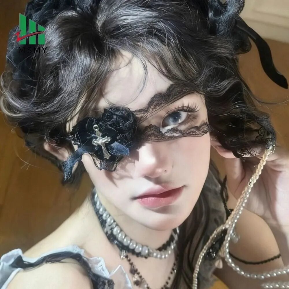 Эксклюзивная маска для сна, карнавальная кружевная повязка