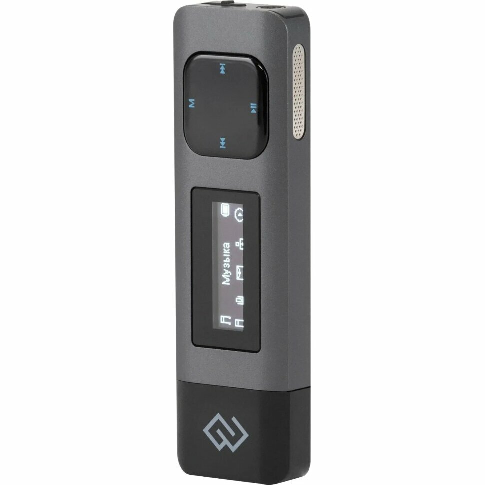 Диктофон цифровой Digma DiVoice RV50 8Gb черно-серый, 2357264