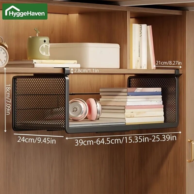 HyggeHaven Полка для кухонной мебели Настольная Прямая, 40х25х18 см, 1 шт.