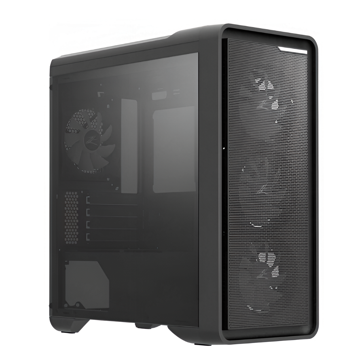 Корпус ПК Zalman M3 Plus, черный Mini-Tower, RGB, сталь, закалённое стекло