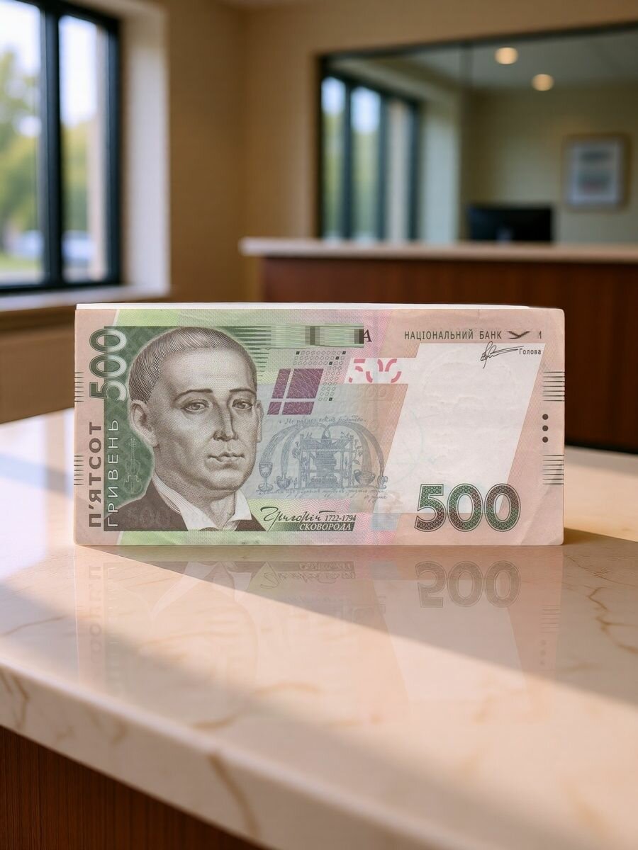 Купюра Банкнота 500 гривн 2011 год Серия ЛГ , подпись - Арбузов . Отличное состояние