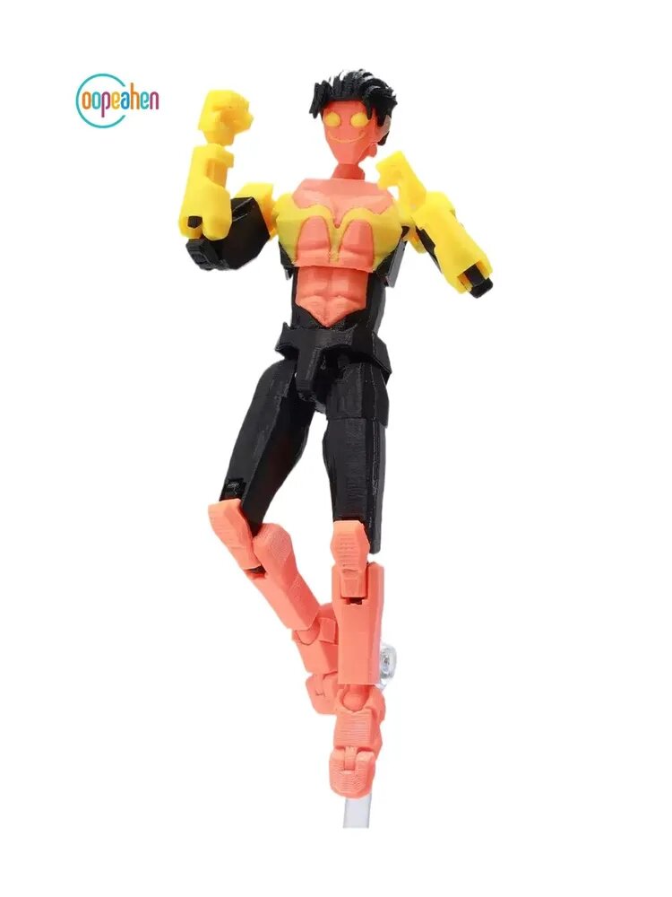 Фигурка Неуязвимый (Invincible-14cm-McDonald's Mark) Lucky Dummy 13,3D-печатный подвижный манекен