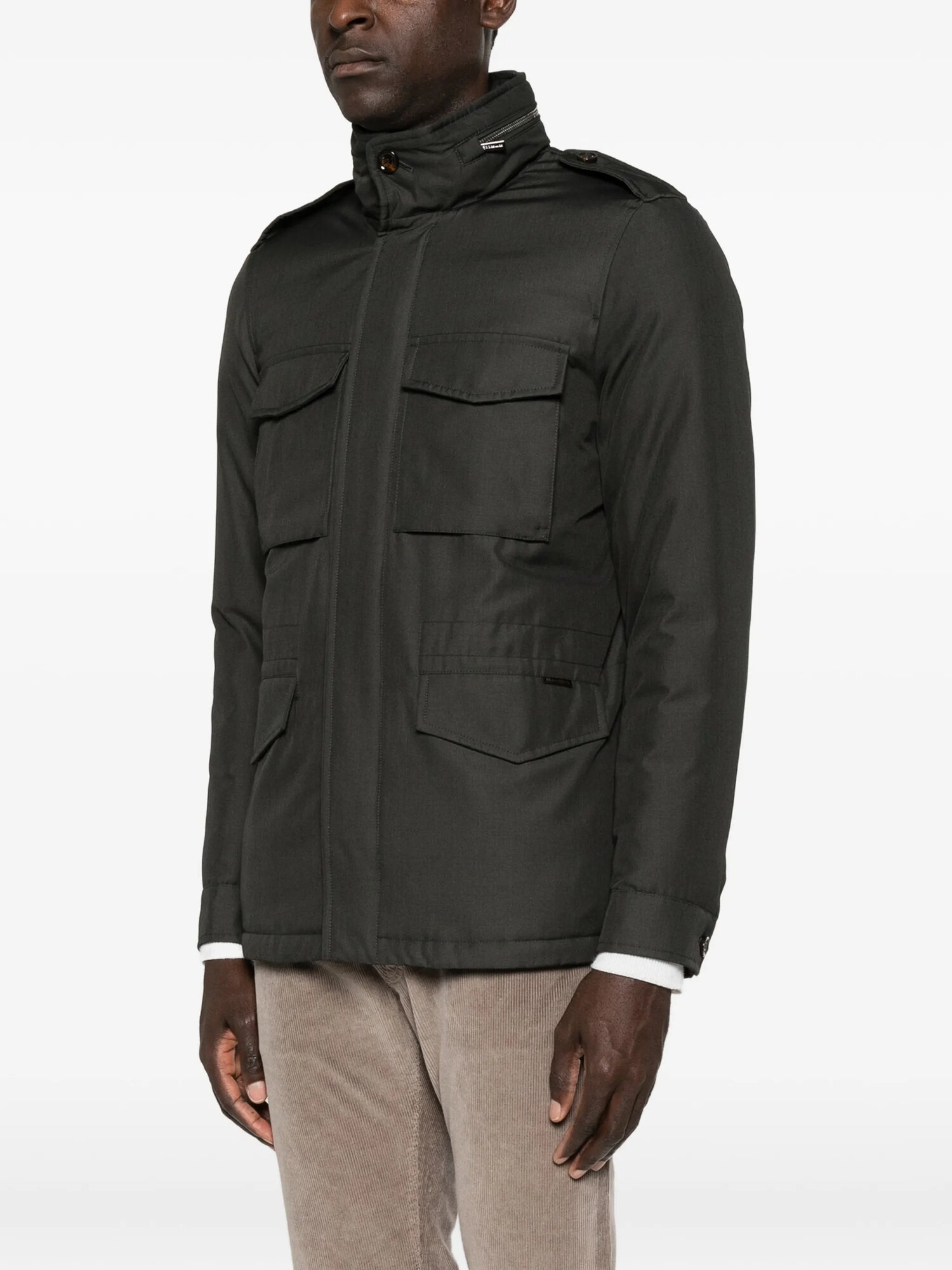 Куртка MooRER Four-pocket epaulette jacket, размер 54 — фото 1