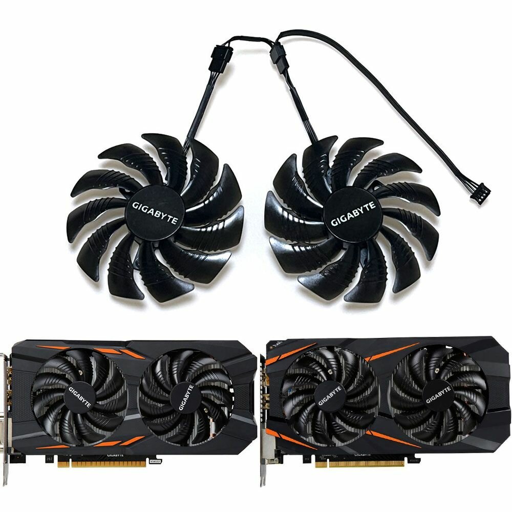 Новый вентилятор с графическим охлаждением T129215SU PLD09210S12HH 88MM для видеокарт GTX 570 580, RX 480 470, GTX 1070 1060 1050, GTX 1660 1650, GTX 2060 2070 охлаждение GPU замена вентилятора