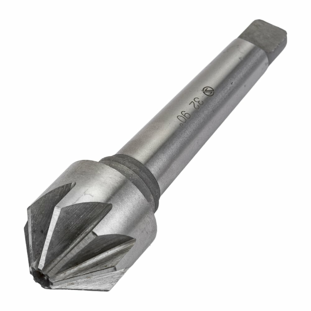 Зенковка коническая 90 градусов (32х32х124 мм; КМ2; Р6М5; тип 10; Z=8; ГОСТ 14953-80) инстулс 00001220039