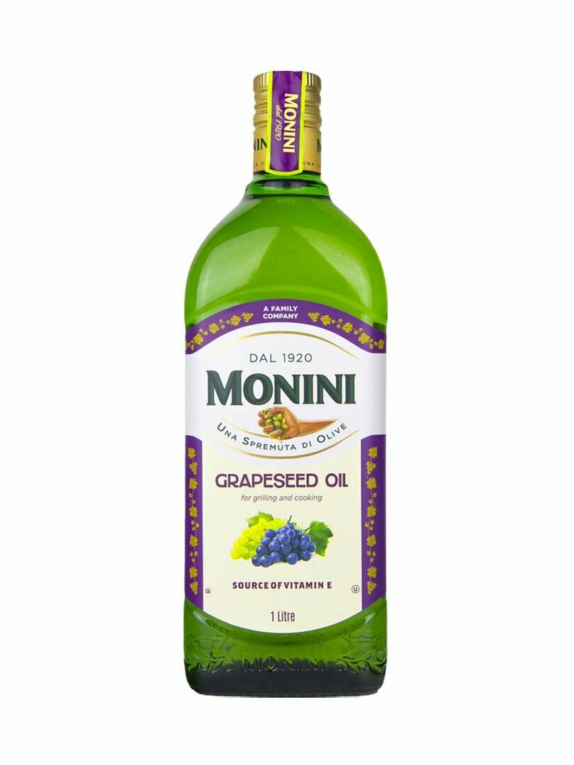 Масло из виноградных косточек Monini Grapeseed Oil рафинированное, 1л рафинированное 1 литр виноградное масло