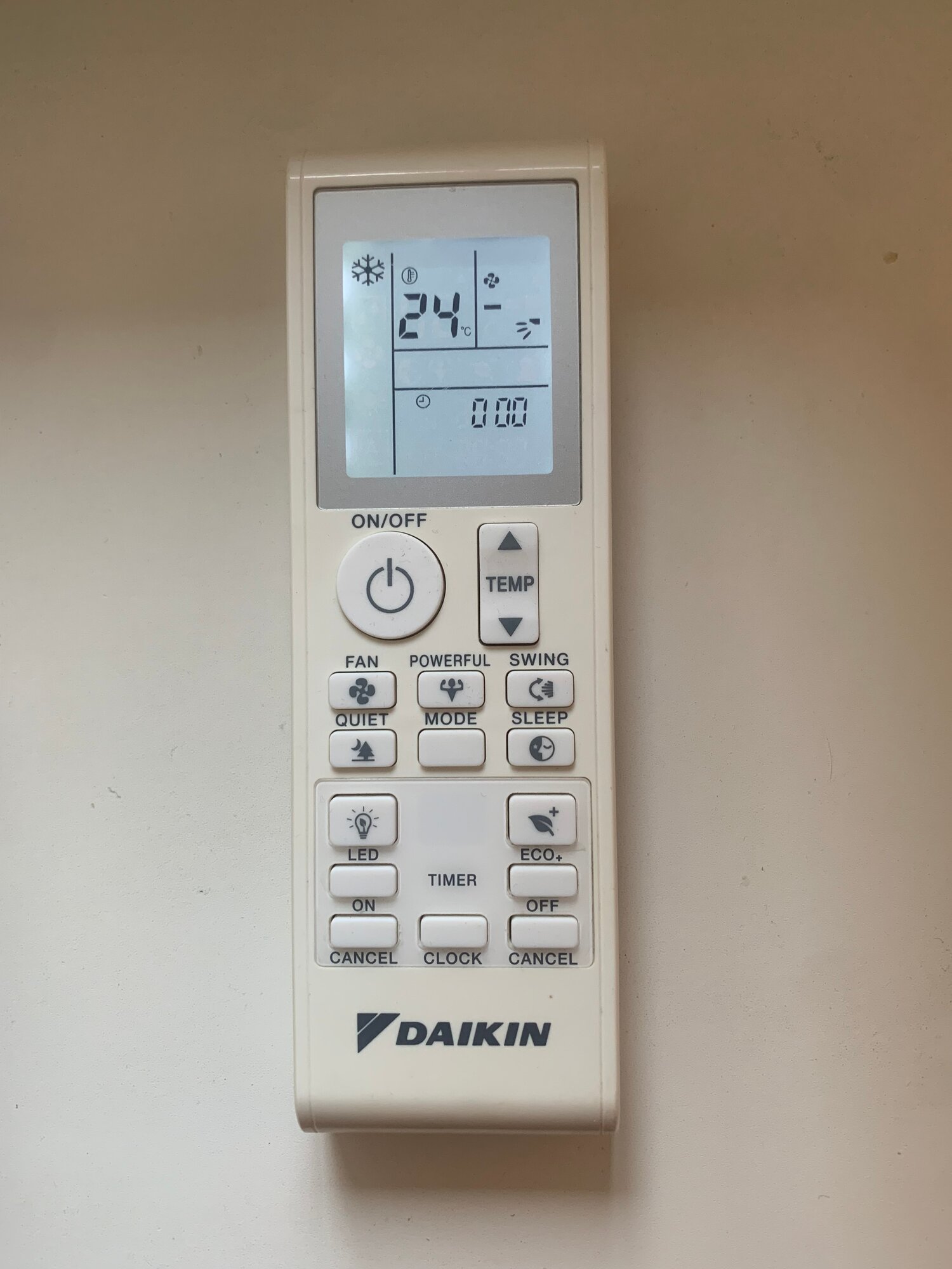 Daikin 3P552436-1 оригинальный пульт для кондиционера