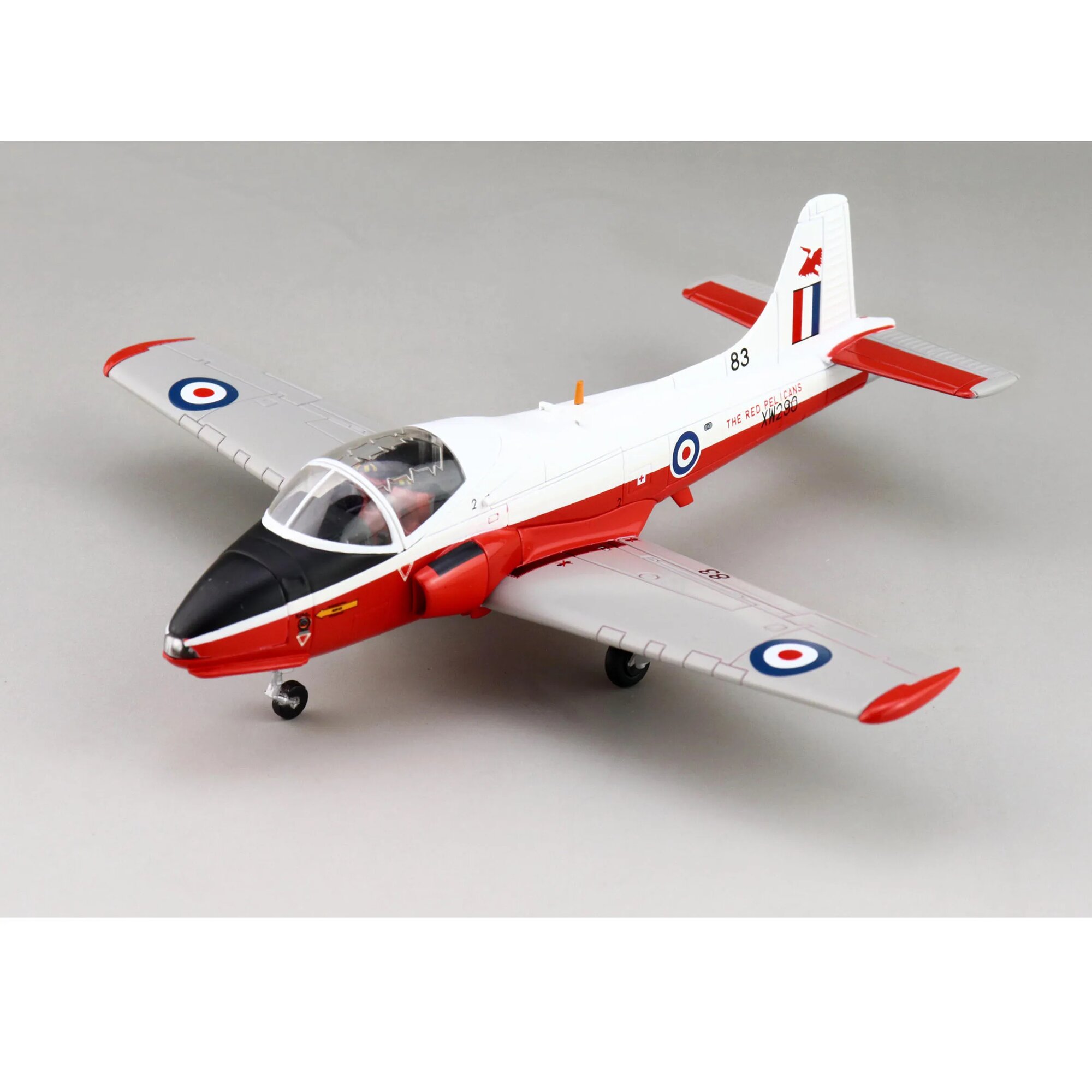 SM7009 1/72 Jet Provost T.5 "Red Pelicans" XW290/83 RAF 1973 Готовая статическая модель из сплава
