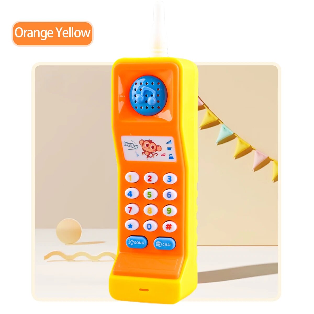 Детский игрушечный телефон Orange Yellow