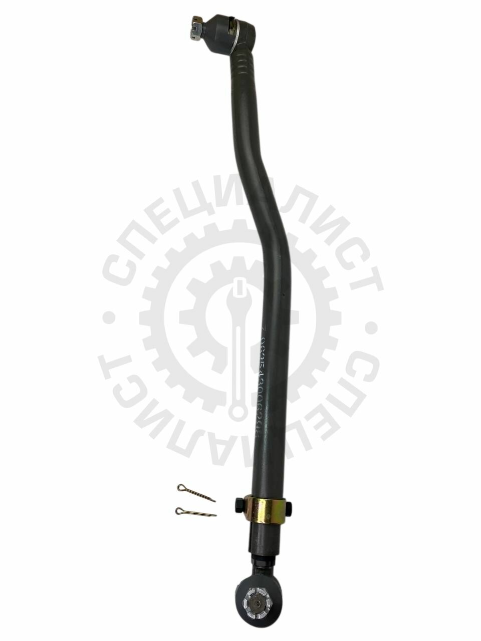 Тяга рулевая продольная HOWO SITRAK T5G C7H L 980 2 изгиба 1 съёмный наконечник 27*30