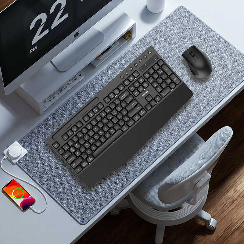 PHILIPS MK790 беспроводная клавиатура и мышь с двойным режимом Bluetooth для офиса и MacBook черный Цвет и эффекты