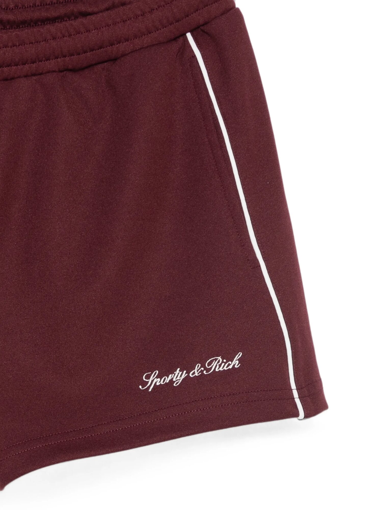 Шорты Sporty & Rich Logo-embroidered track shorts, размер 40 — фото 1
