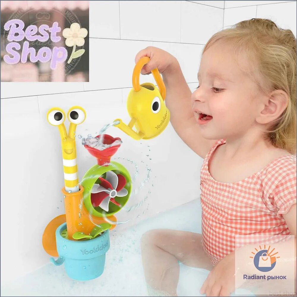 Игрушка для ваннойРастущая улитка, Детские игрушки для купания