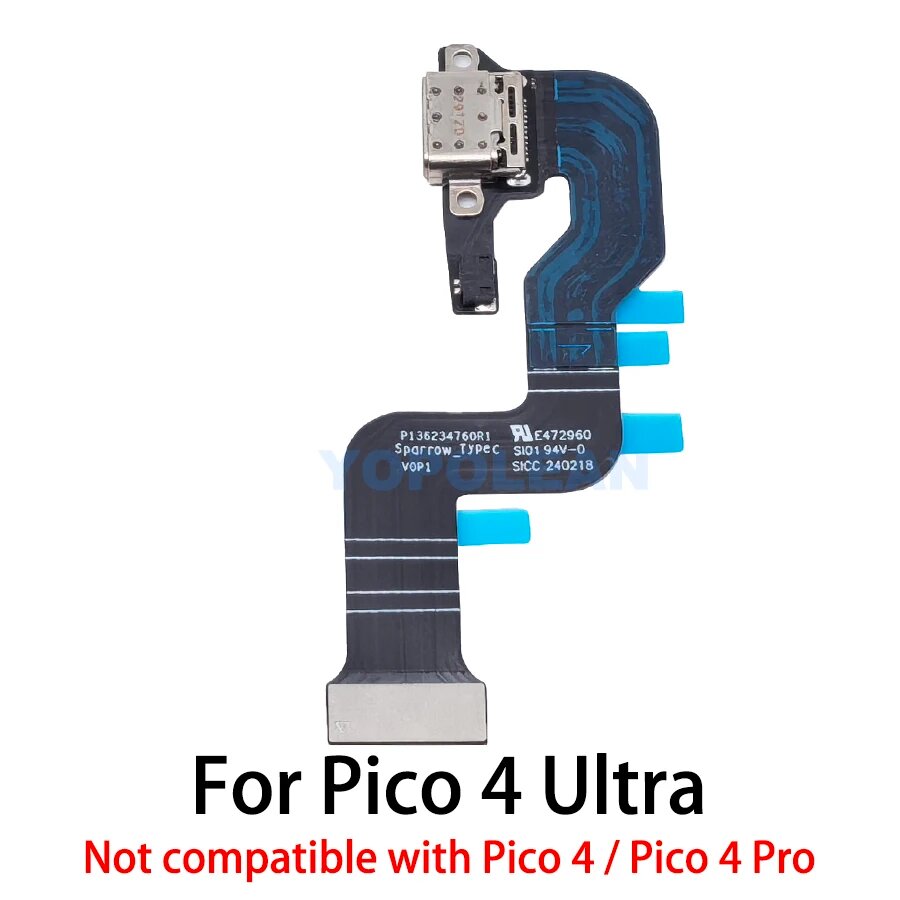Гибкий кабель для зарядки VR-гарнитура Pico 4 / Pico 4 Pro / Pico 4 Ultra YOPOLEAN For Pico 4 Ultra