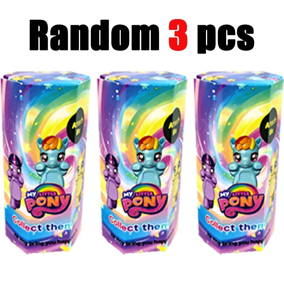Фигурки My Little Pony Bandai, 7 см, Random 3 pcs