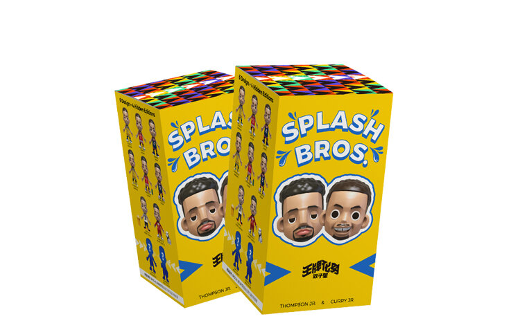 AcePlayer X NBA SPLASH BROS SPLASH Brothers Стефен Карри Томпсон Баскетбольные Звезды Слепые коробки