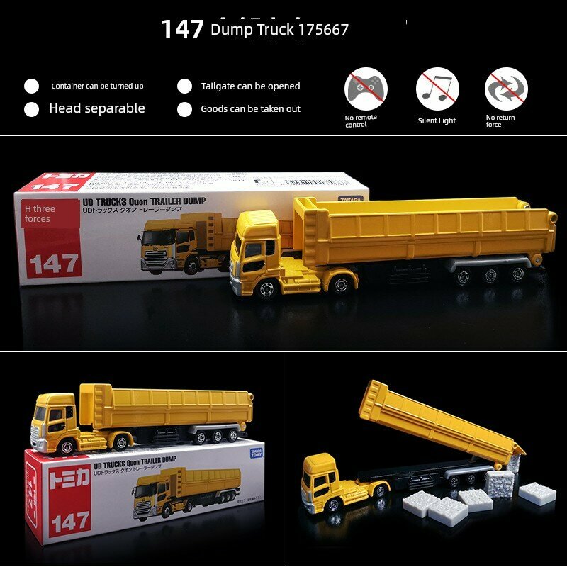 147 Свалочный Грузовик 1:17 Масштабная Металлическая Игрушка