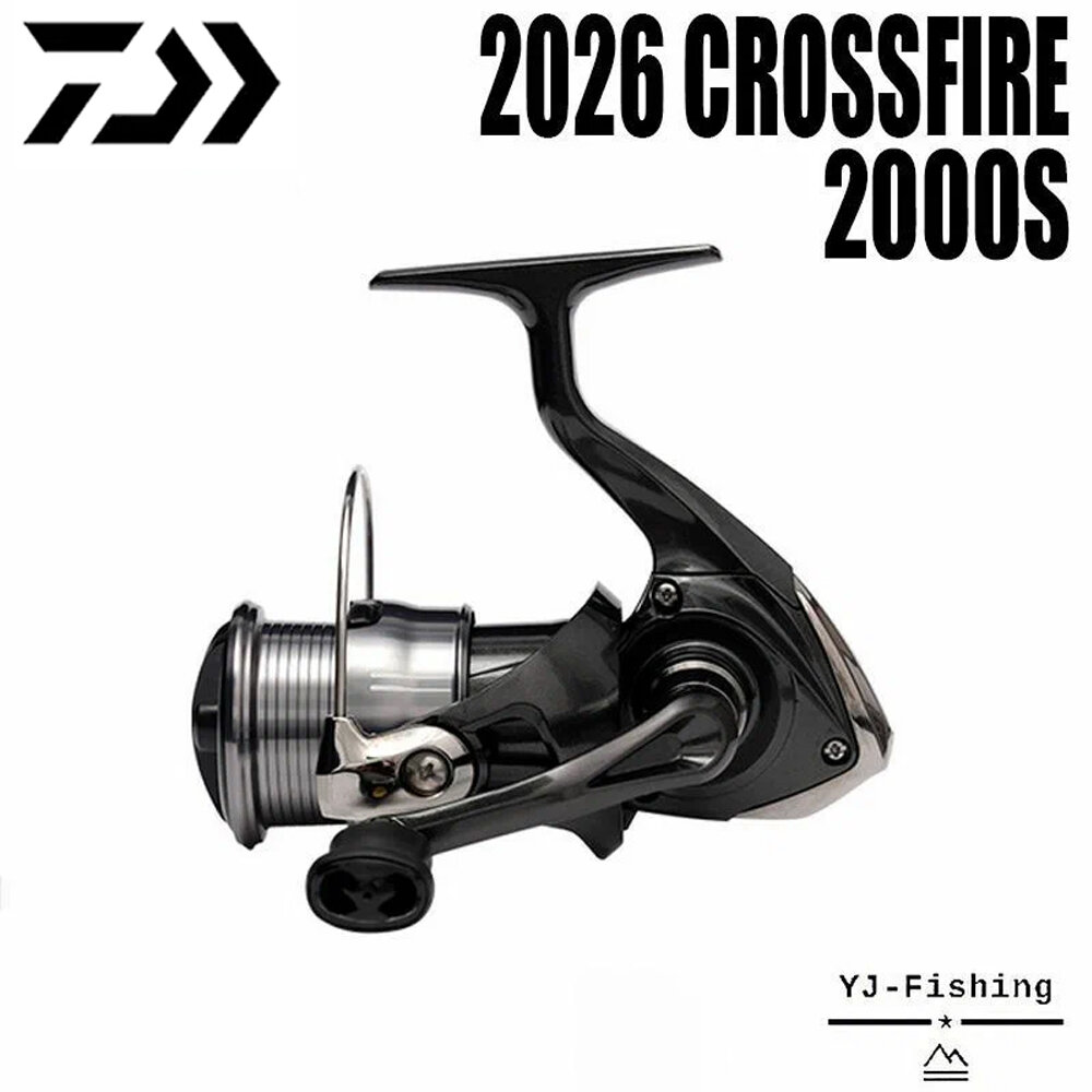 DAIWA 2026 CROSSFIRE LT 2000S катушка для спиннинга легкий корпус плавный ход высокая надежность