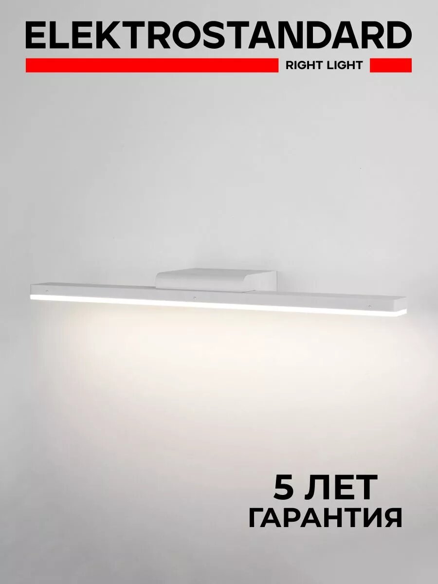 Настенный светильник для картин и зеркал Elektrostandard Protect MRL LED 1111, 12 Вт, 4000 К, цвет белый, IP44