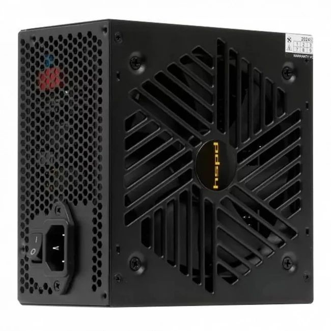 Блок питания Power Supply HSPD, 750W 80 PLUS Gold (ATX, 2.52, Full modular, 1x24(20+4)pin 600мм, 2xCPU 8(4+4)pin 700мм, 2xPCIe*2 8(6+2)pin 600+150мм, 2xSATA*3 500+150+150мм, 1xMOLEX*3 500+150+150мм, Active, 120x120мм, 150x140x86мм, APFC, OVP, OPP, SCP