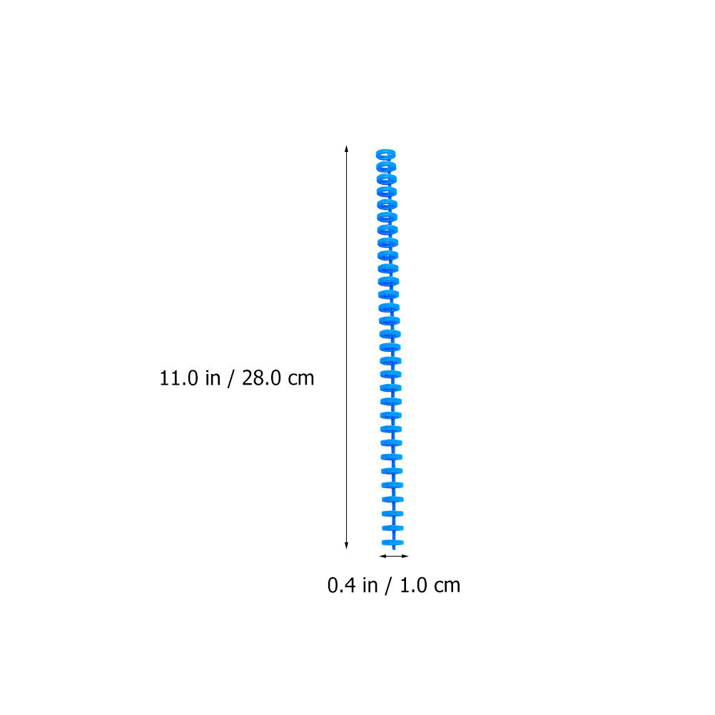 10 Штук Черные Спиральные Кольца Для Блокнотов Спицы Для Скоб 28.00X1.50X1.50Cm