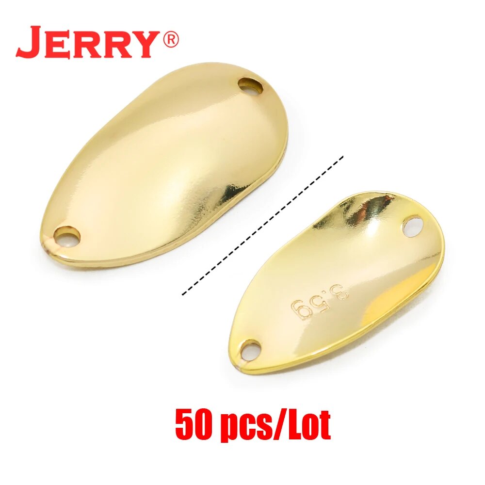 Блесны Jerry Gemini, Gold, 3.5g, 50шт