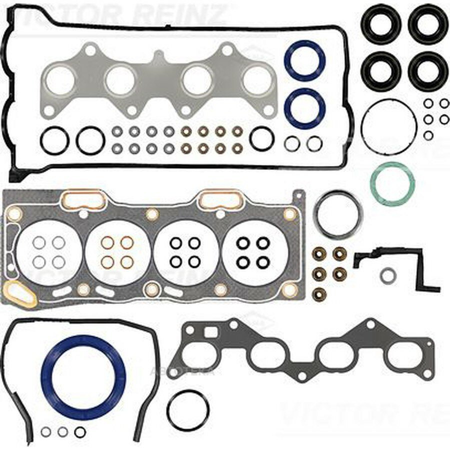 Комплект прокладок TOYOTA COROLLA 1.3/1.4 4E-FE 92-00 двигателя VICTOR REINZ 015284501