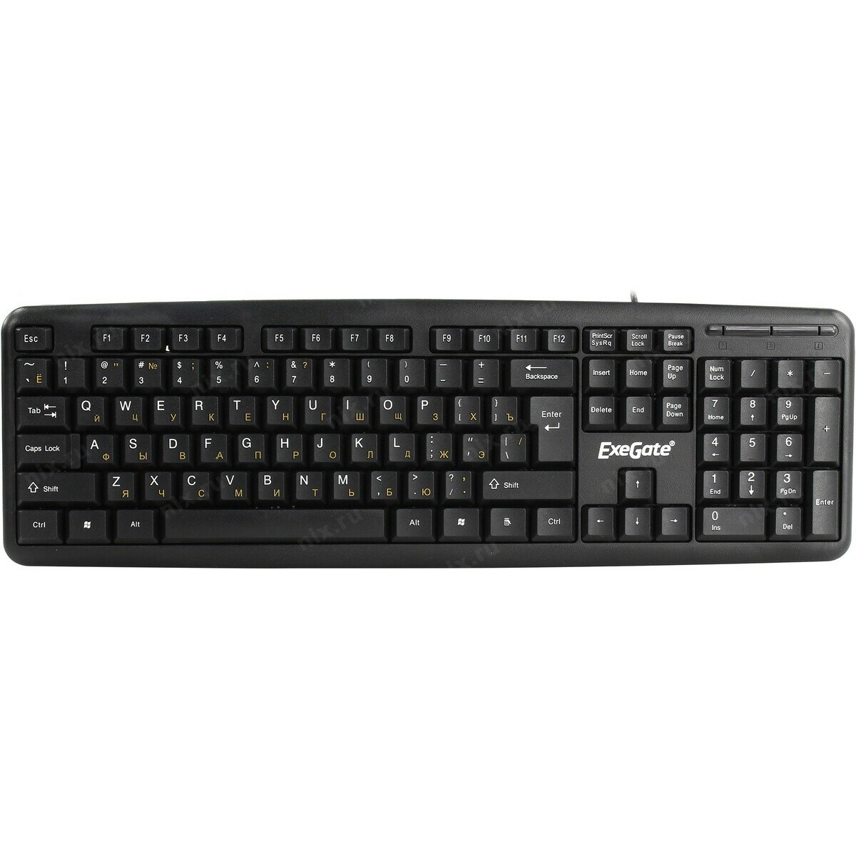 Клавиатура ExeGate LY-331L Black USB 104КЛ EX263906RUS — фото 1