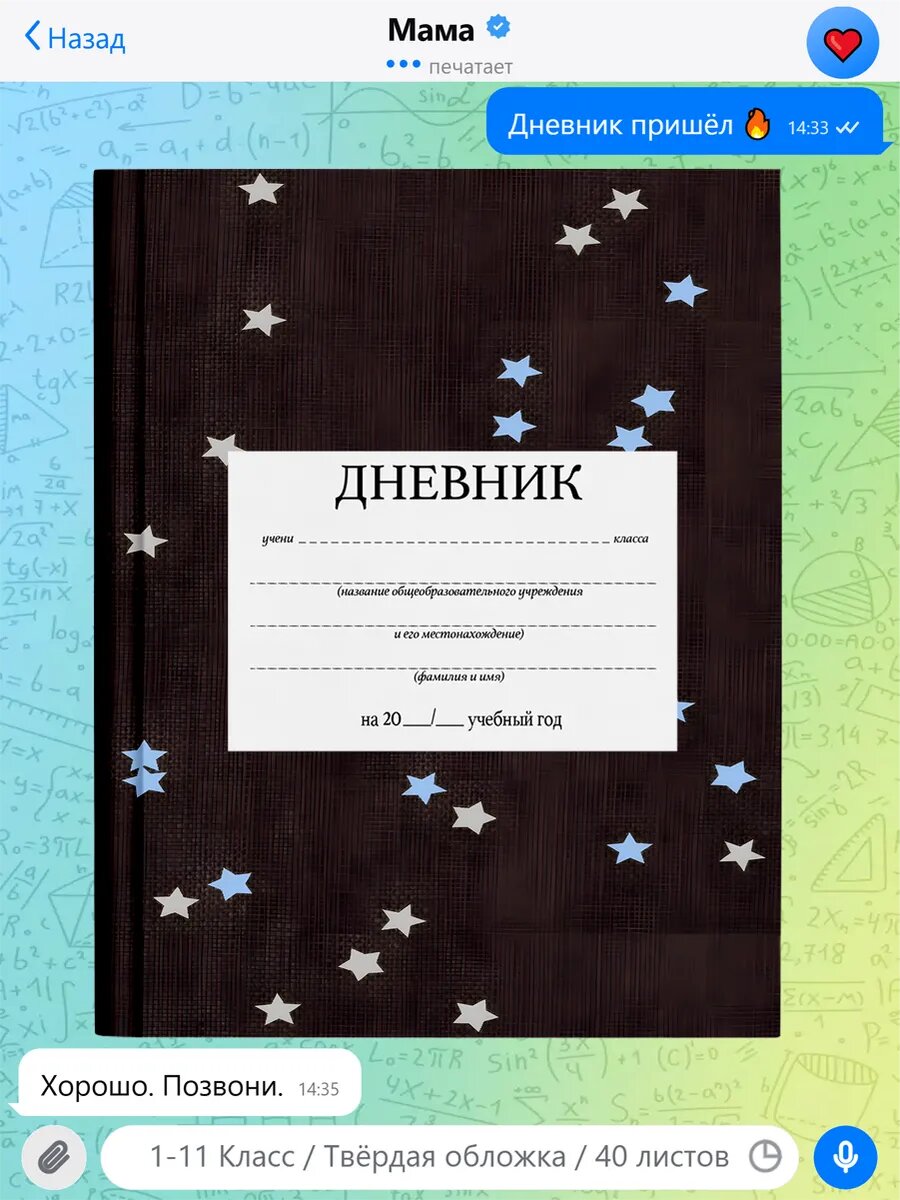 Школьный дневник с принтом y2k pinterest