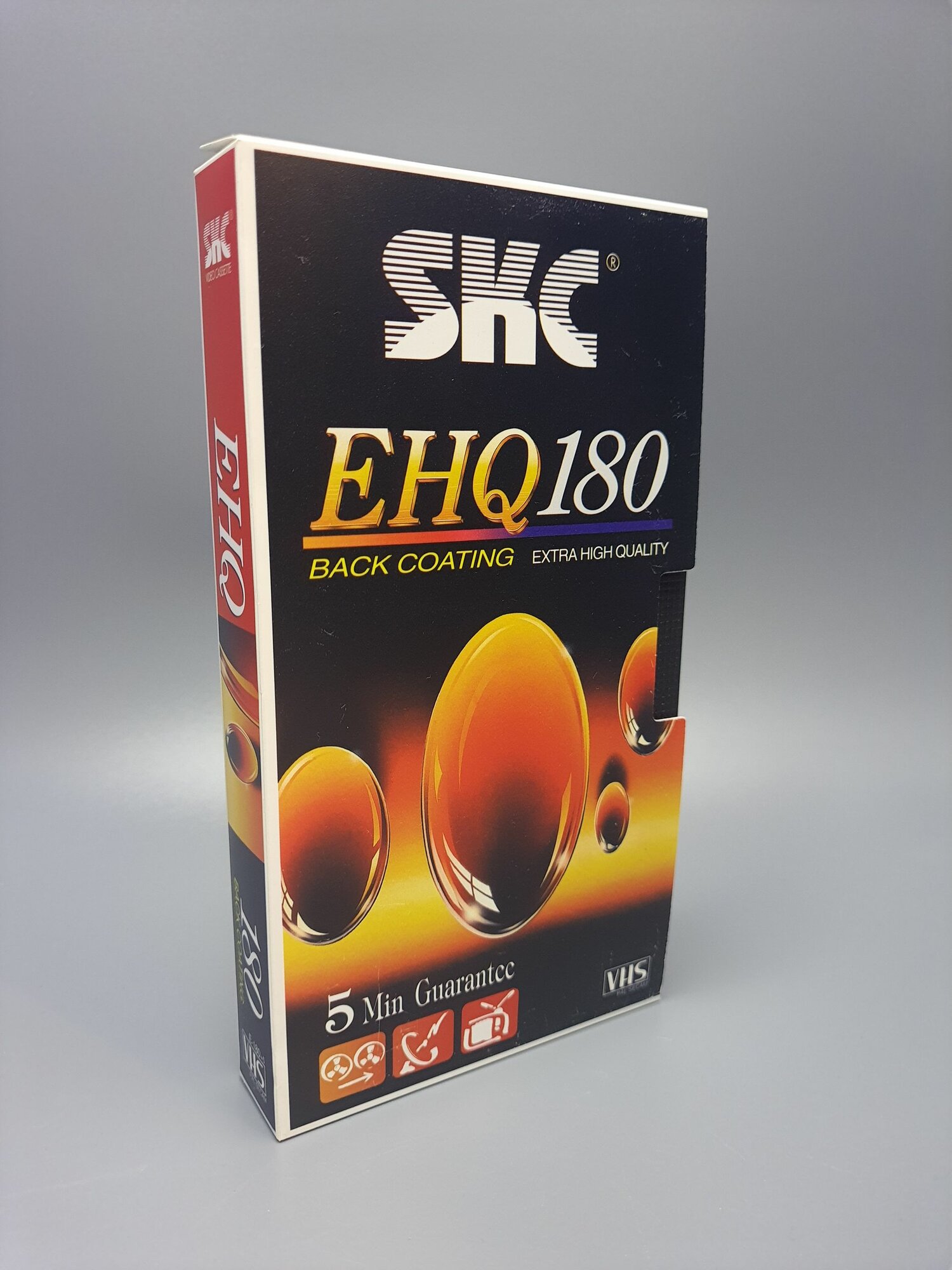 Видеокассета VHS SKC EHQ-180, с записью фильма, Корея