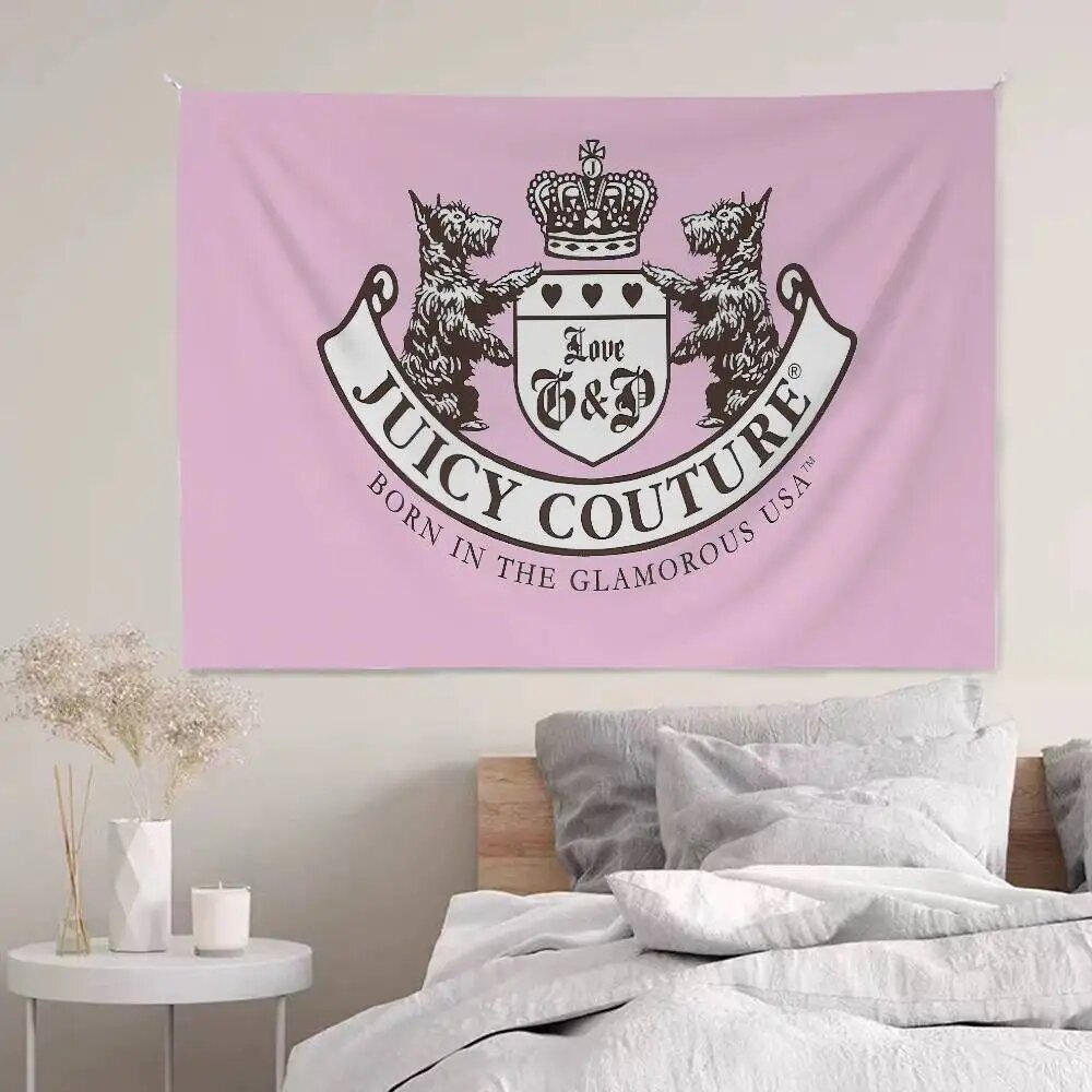Гобелен Juicy Couture розовый 50x70 см