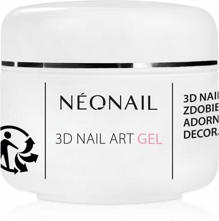 Гель для ногтей NeoNail Nail Art 3D Gel, прозрачный, 5 г