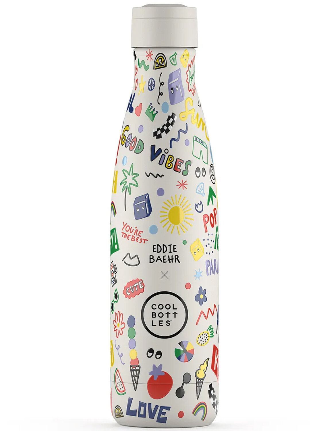 Термос–термобутылка Cool Bottles Eddie Baehr Good Vibes 500мл CBB50GVI