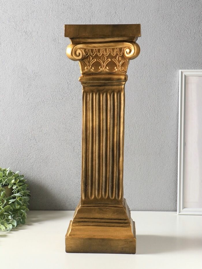 Колонна декоративная Элита , т. золото, 56 20 20 см