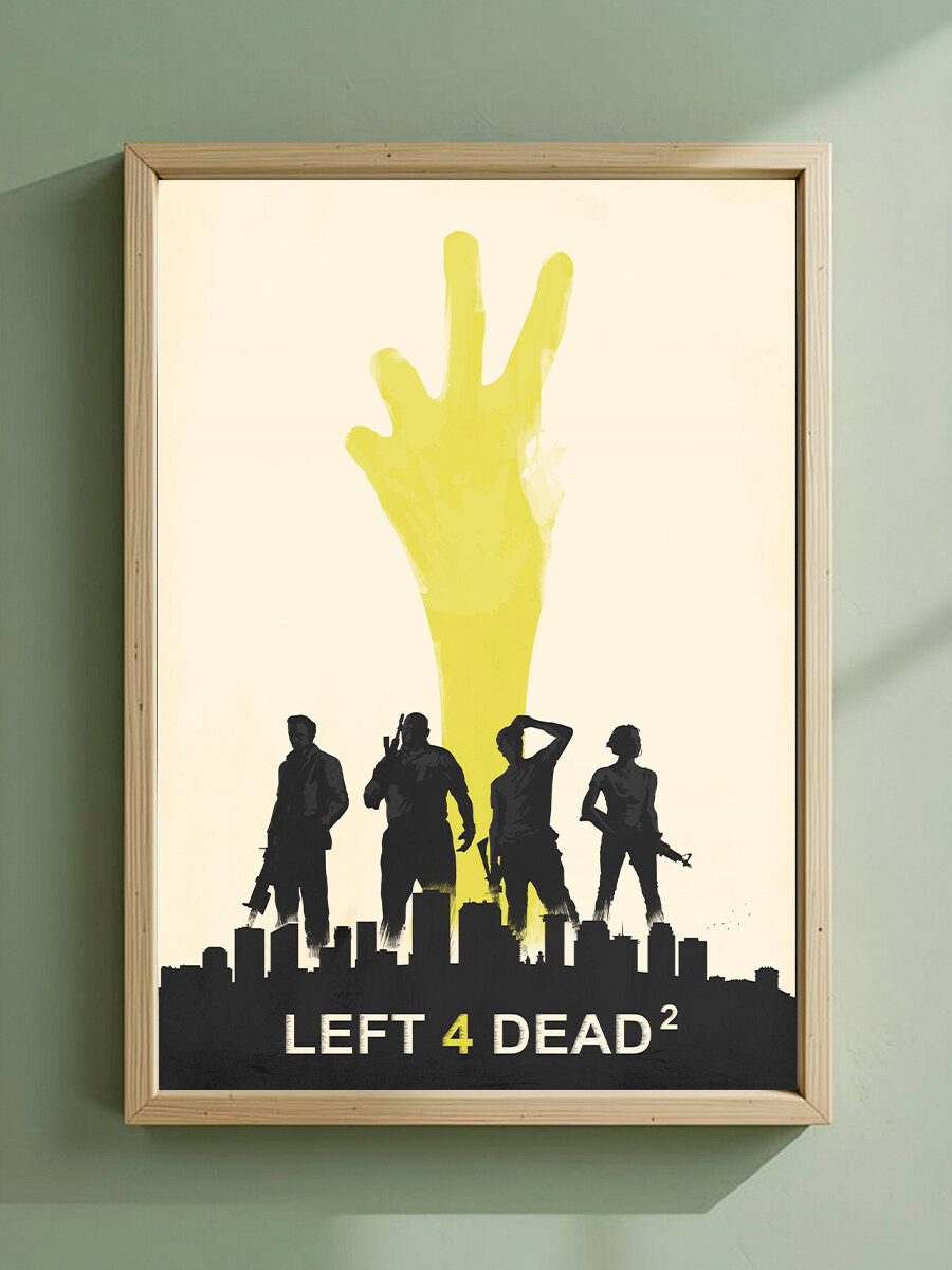 Постер, плакат на стену "Left 4 Dead" 42 см х 29,7 см (А3)