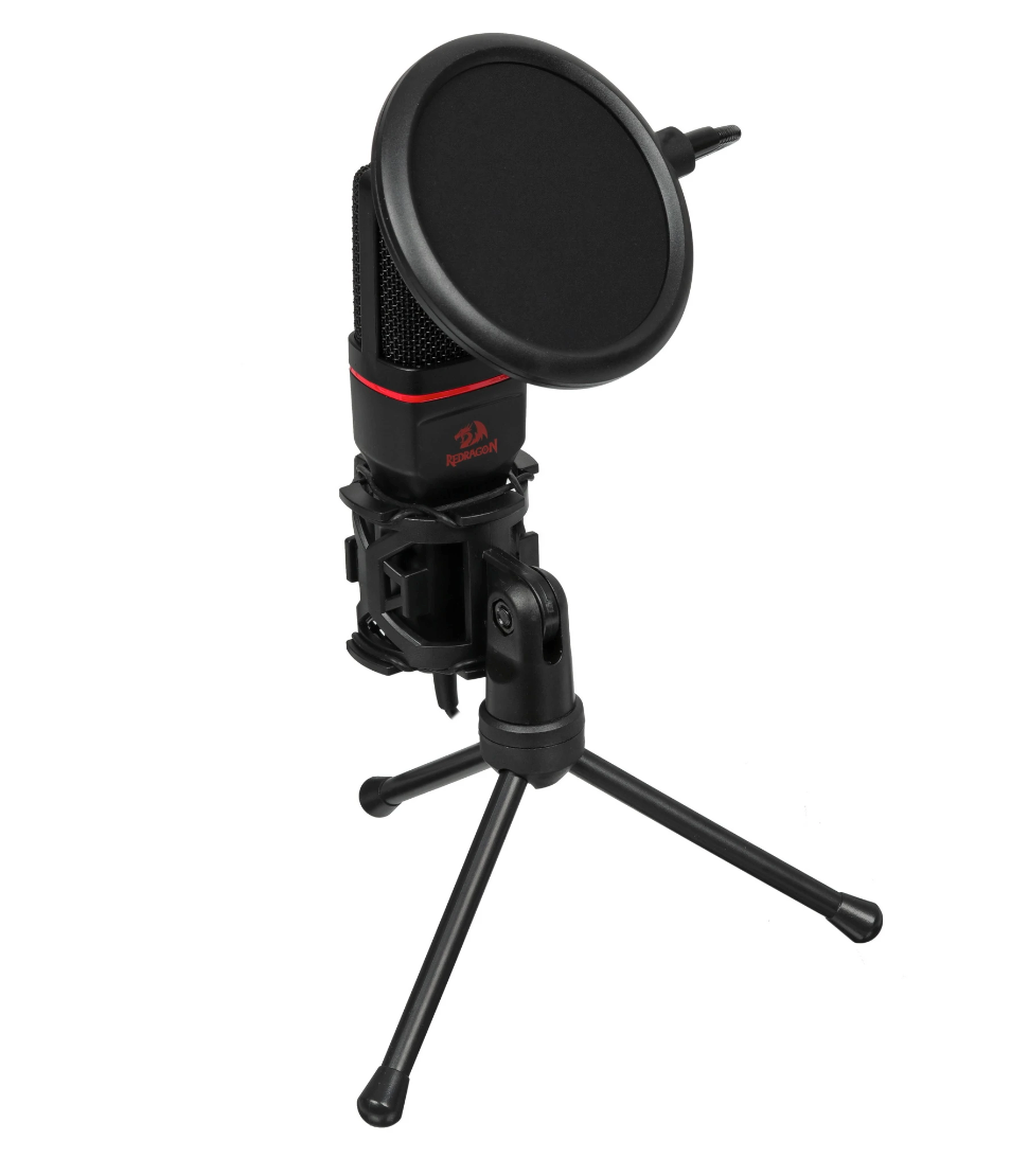 Микрофон для стриминга DEFENDER Redragon Seyfert GM100, черный, (77638)
