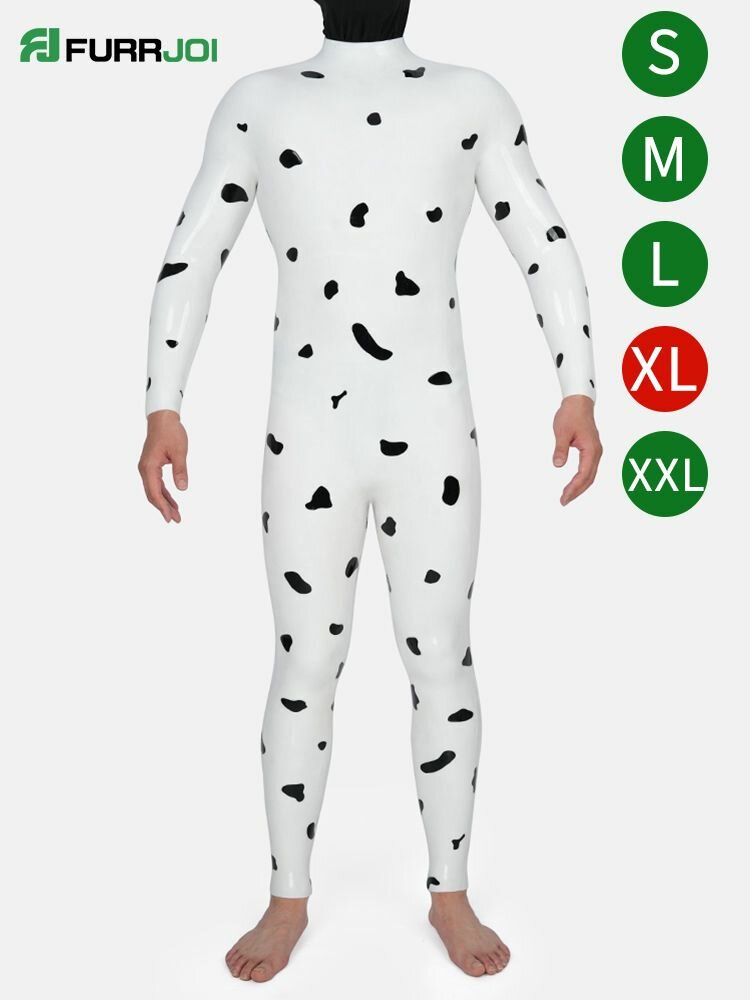 Furrjoi Костюм далматинца из силикона XL