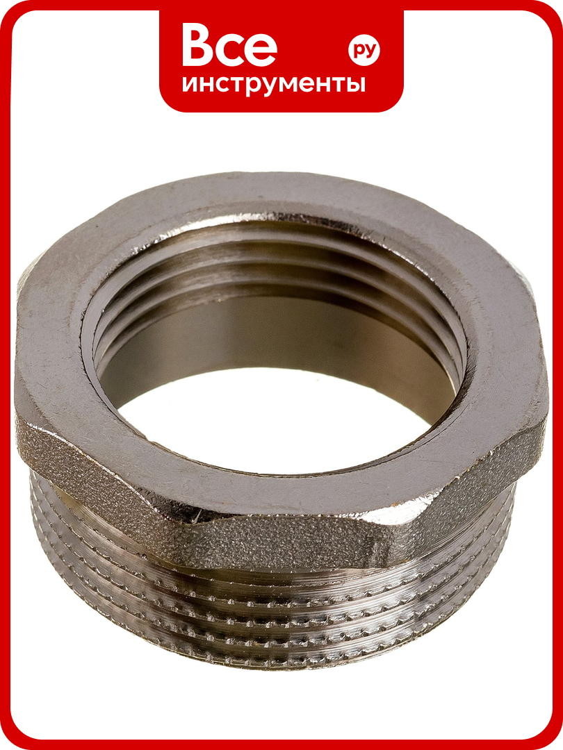 СТМ Футорка 1-1/4" x1" штуцер‑гайка CRB114M1 латунный бытовой соединитель внутренне‑наружного типа