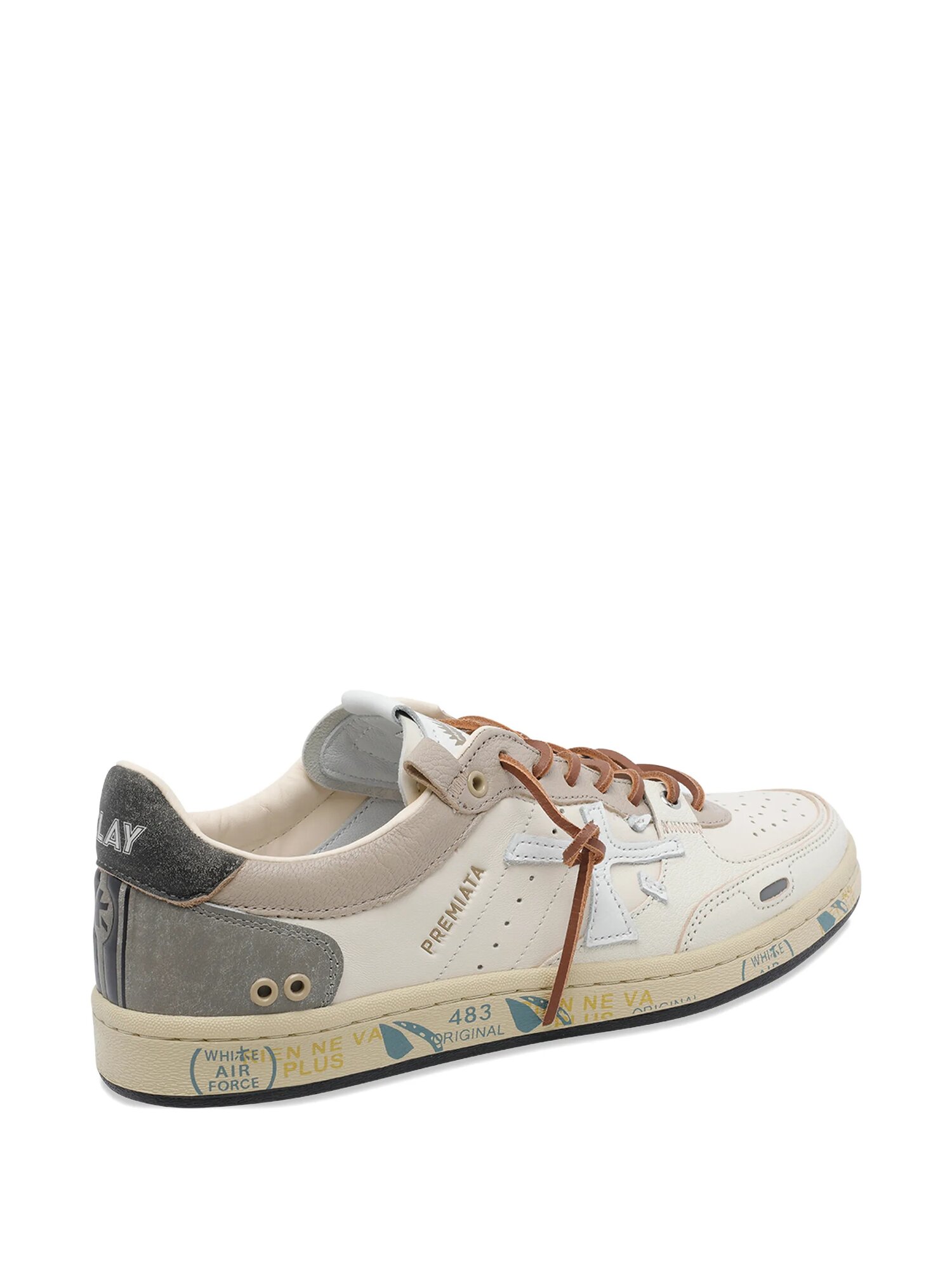 Кроссовки PREMIATA Bskt Clay sneakers, размер 44 EU, белый — фото 1