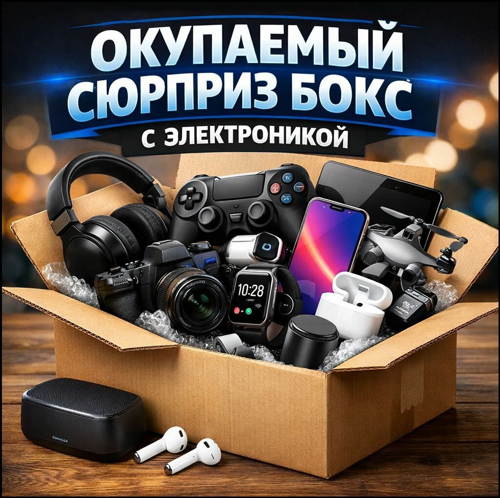 Топовый сюрприз бокс с техникой. Окупаемость гарантирована