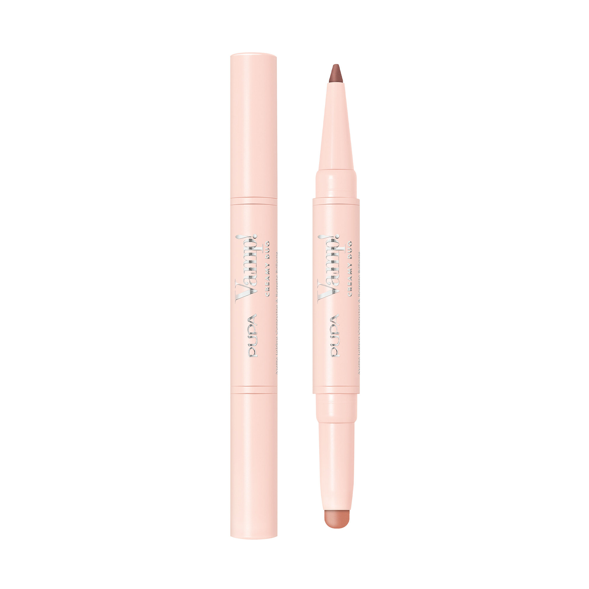 PUPA VAMP CREAMY DUO Губная помада Средний нюд
