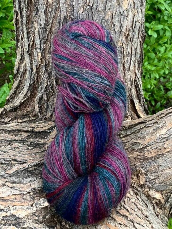 Пряжа Дундага 6/1multicolor DG-1 165грамм (80% меринос)
