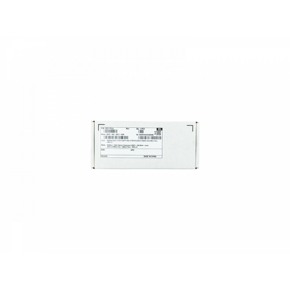 Трансивер Huawe* QSFP-40G-SDLC-PAM-G2 40GBase-SDLC QSFP+ 40G 850nm PAM4-G2 0.1km-OM3 0.15km-OM4 LC (02312ELH)