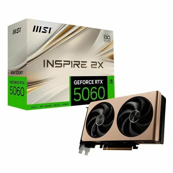 Видеокарта MSI GeForce RTX 5060 8G INSPIRE 2X OC