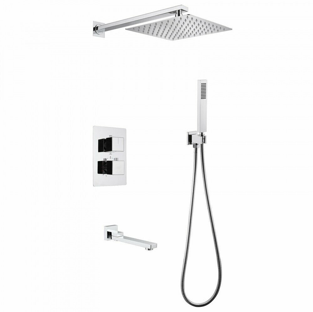 Душевая система Abber Daheim AF8250 хром