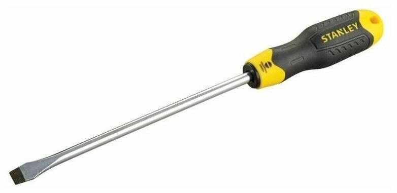 Отвертка Stanley отвертка "cushion grip" под прямой шлиц 6,5 х 150мм (0-64-919) 0-64-919