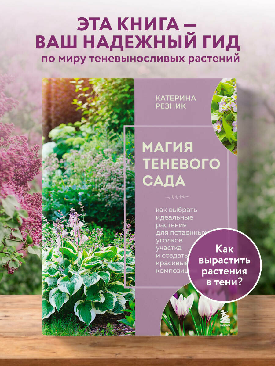 Катерина Резник. Магия теневого сада. Как выбрать идеальные растения для потаенных уголков участка и создать красивые композиции