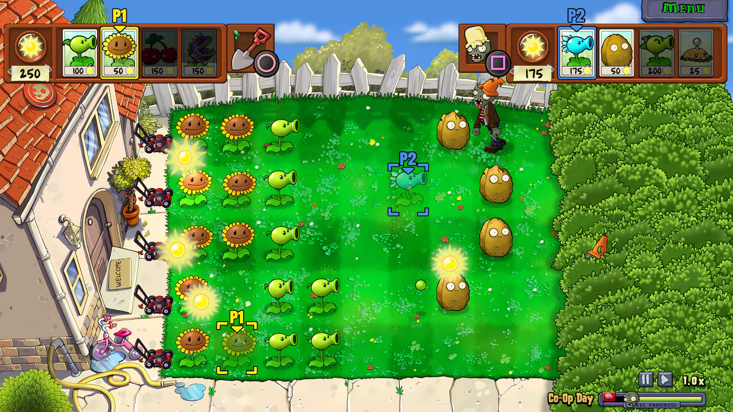 Plants vs. Zombies: Replanted для PS4 и PS5, русские субтитры и интерфейс | PS4/PS5 — фото 1