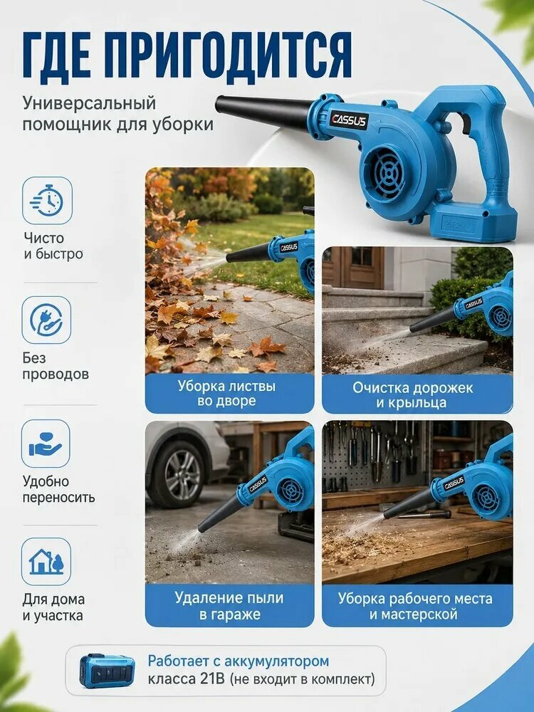 Воздуходувка,500Вт — фото 1